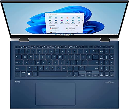 Best Notebooks New Zenbook Pro 15 Flip Q539ZD 15.6-inch OLED 2-in-1 Touch Screen Laptop 12th Gen i7-12700H Intel Arc A370M Graphics, 4GB GDDR6 Window Hello Active Stylus (8TB SSD|16GB RAM|11 Pro)