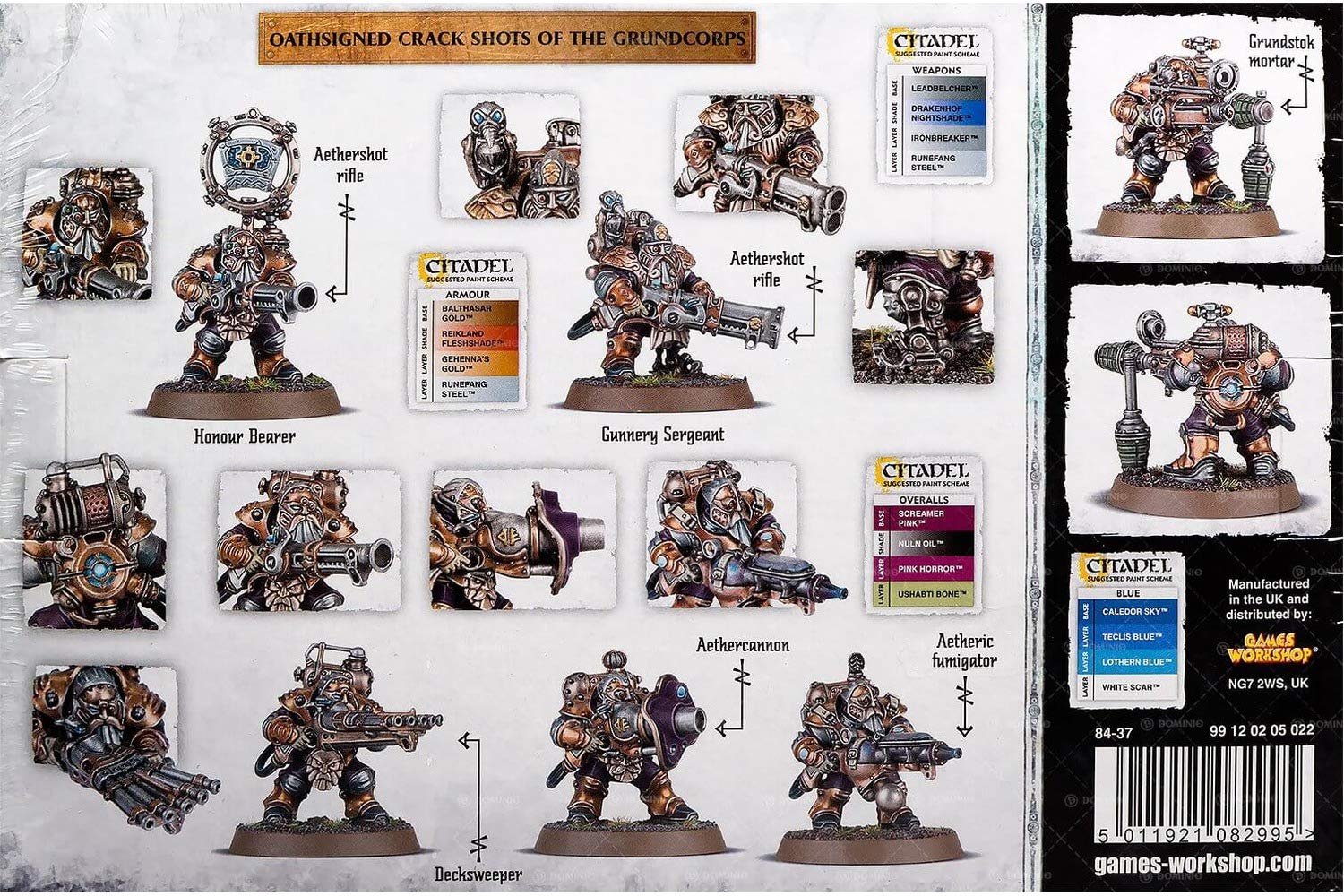 Games Workshop Warhammer Age of Sigmar Kharadron Overlords Grundstok Thunderers