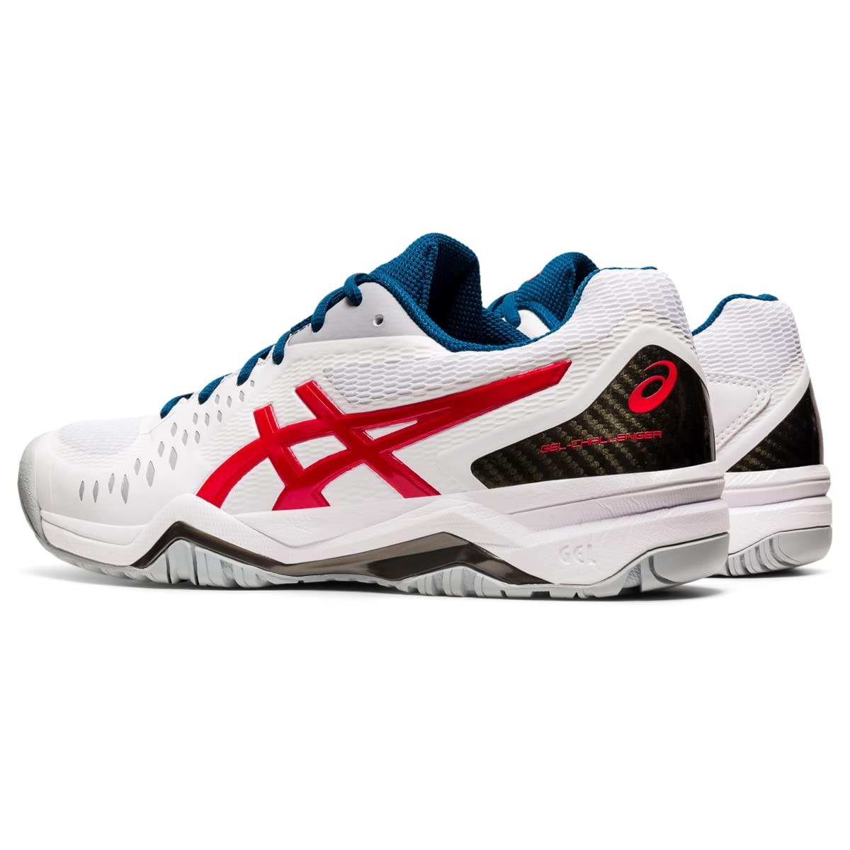 ASICS Men's Gel-Challenger 12 Tennis Shoes, 10.5, White/Classic RED