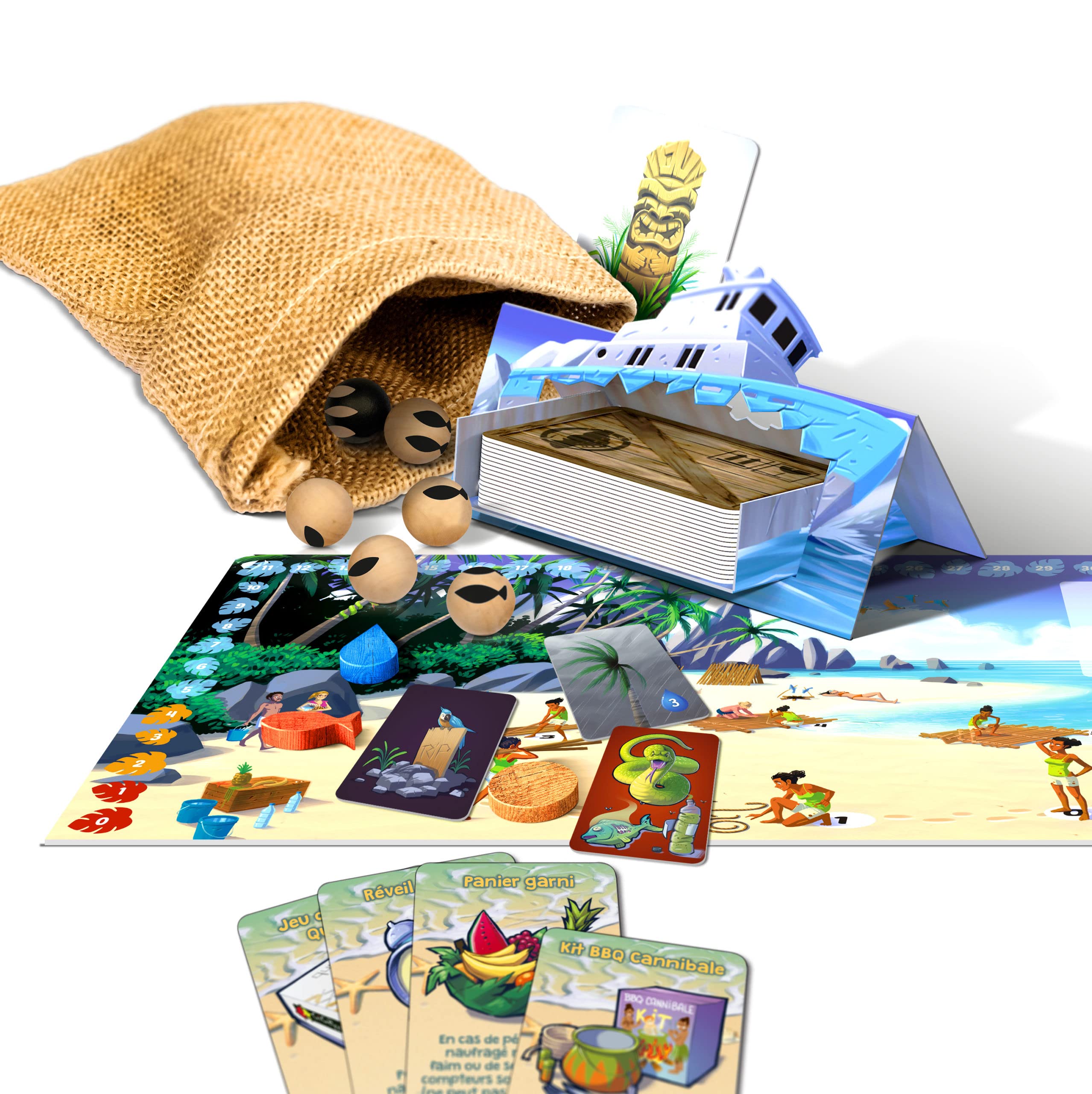 Gigamic Hellapagos | Cooperative Party Game for Teens and Adults | Ages 10+ | 3 to 12 Players | 20 Minutes