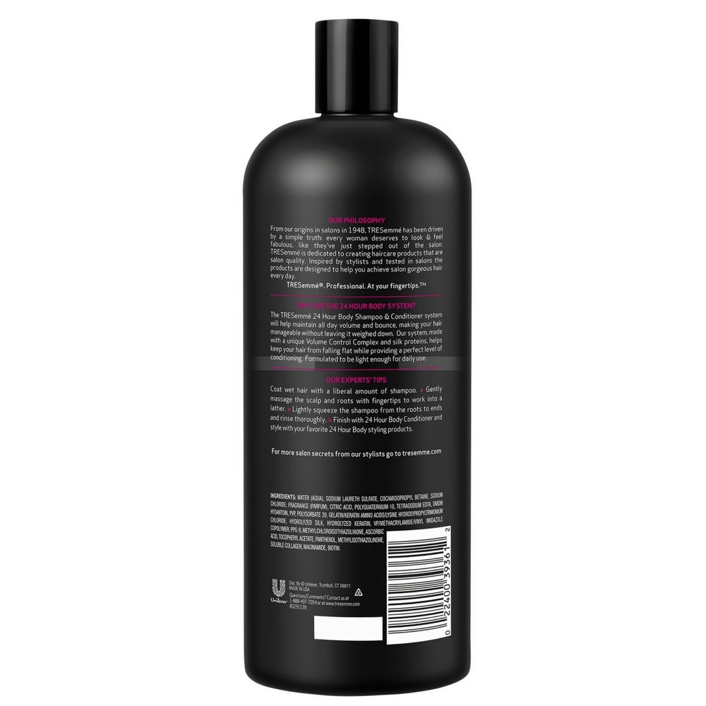 TRESemmé Shampoo 24 Hour Body 28 oz(Pack of 3)