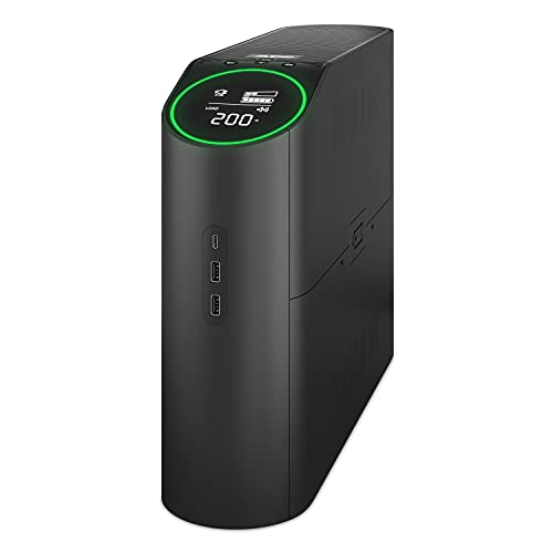 APC UPS for Gaming, 1500VA Sinewave UPS Battery Backup with AVR, BGM1500B-CA, (2) USB Charger Ports, Back-UPS Pro Uninterruptible Power Supply, 5 Volts