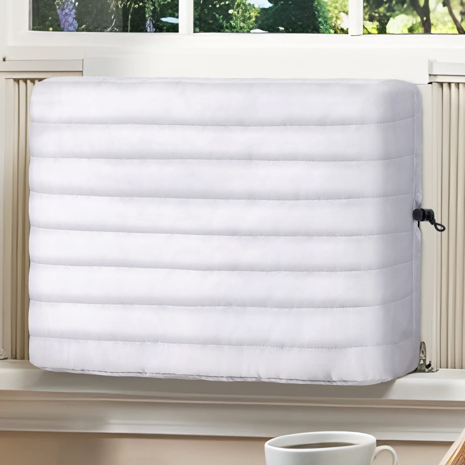 Bestalent Indoor Air Conditioner Cover, Window AC Unit Cover for Inside 21 x 15 x 3.5 inches(L x H x D)