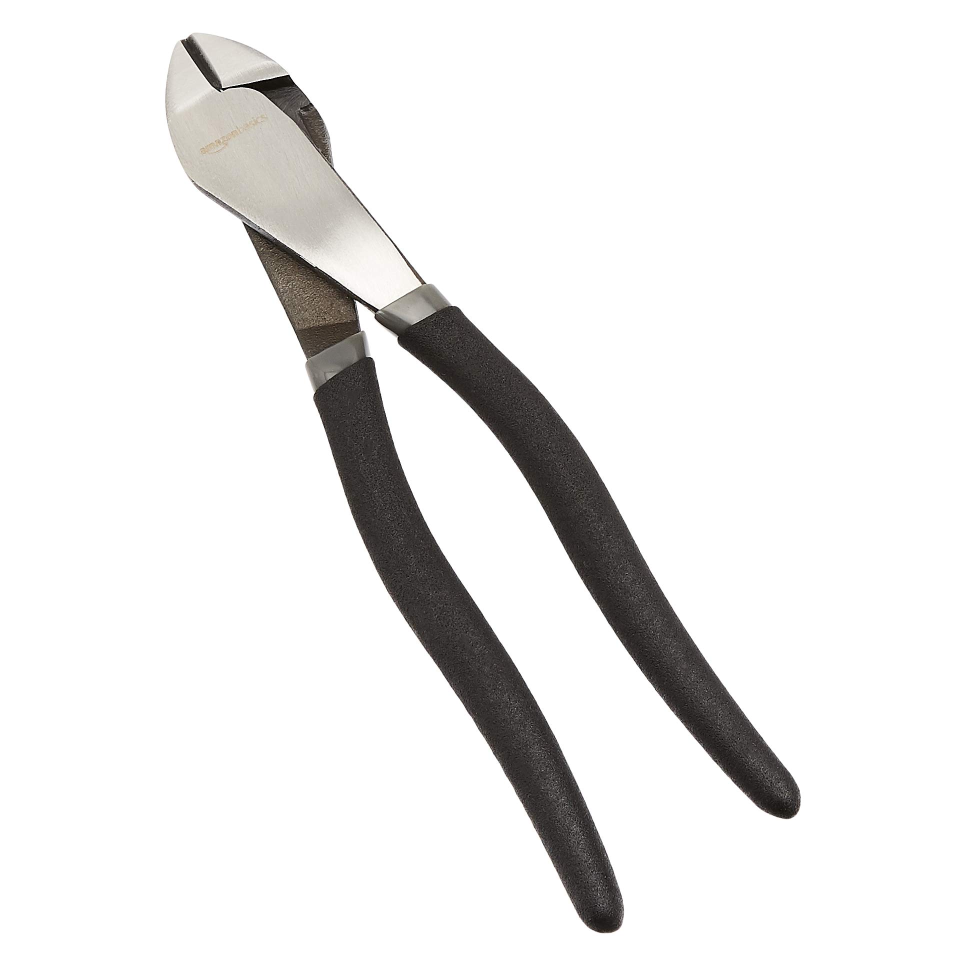Amazon Basics Angled Head High Leverage Diagonal Cutters - 8-Inch, Chrome