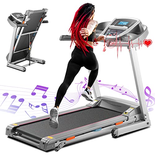 ANCHEER Treadmill, Treadmill with Incline for Home, Walking Running Jogging Machine for Home/Gym Cardio Use