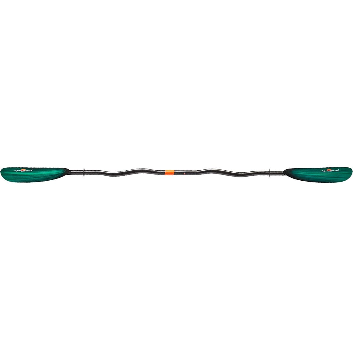 AQUA BOUND Tango Fiberglass Bent Shaft 2-Piece Kayak Paddle-GreenTide-240cm