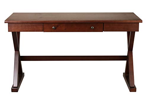 Amazon Brand β Stone & Beam Classic Home Office Desk with Drawer, 54"W, Dark Espresso