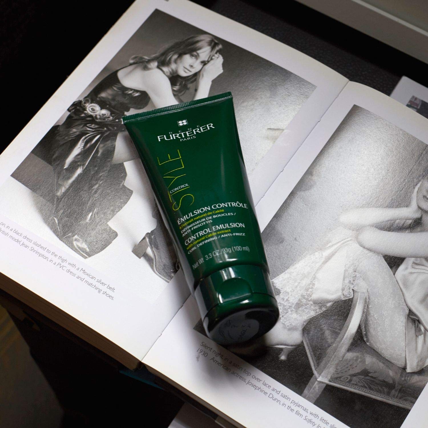 Rene Furterer STYLE Control Emulsion, Moisturizing Styling Cream, Humidity & Frizz Protection, 3.3 oz.