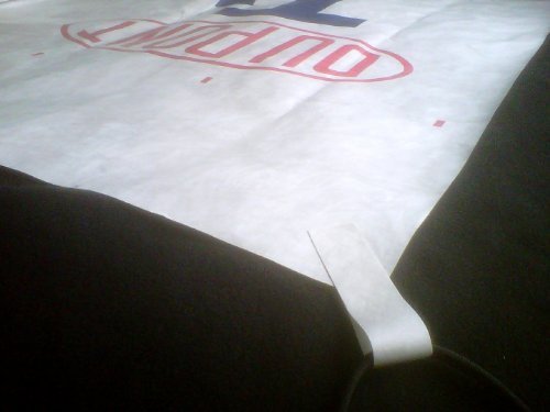 Anchor Tab Products - 9 X 7 ft. Tyvek House wrap Ground Sheet - Tent Footprint - Camp Tarp w/ 8 Anchor Loops