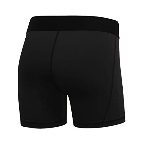 adidas Women's Alphaskin Volleyball 4-Inch Short Tights Black/White M3