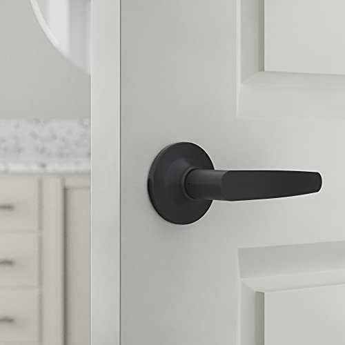 Amazon Basics Cambridge Dummy Door Lever - Matte Black