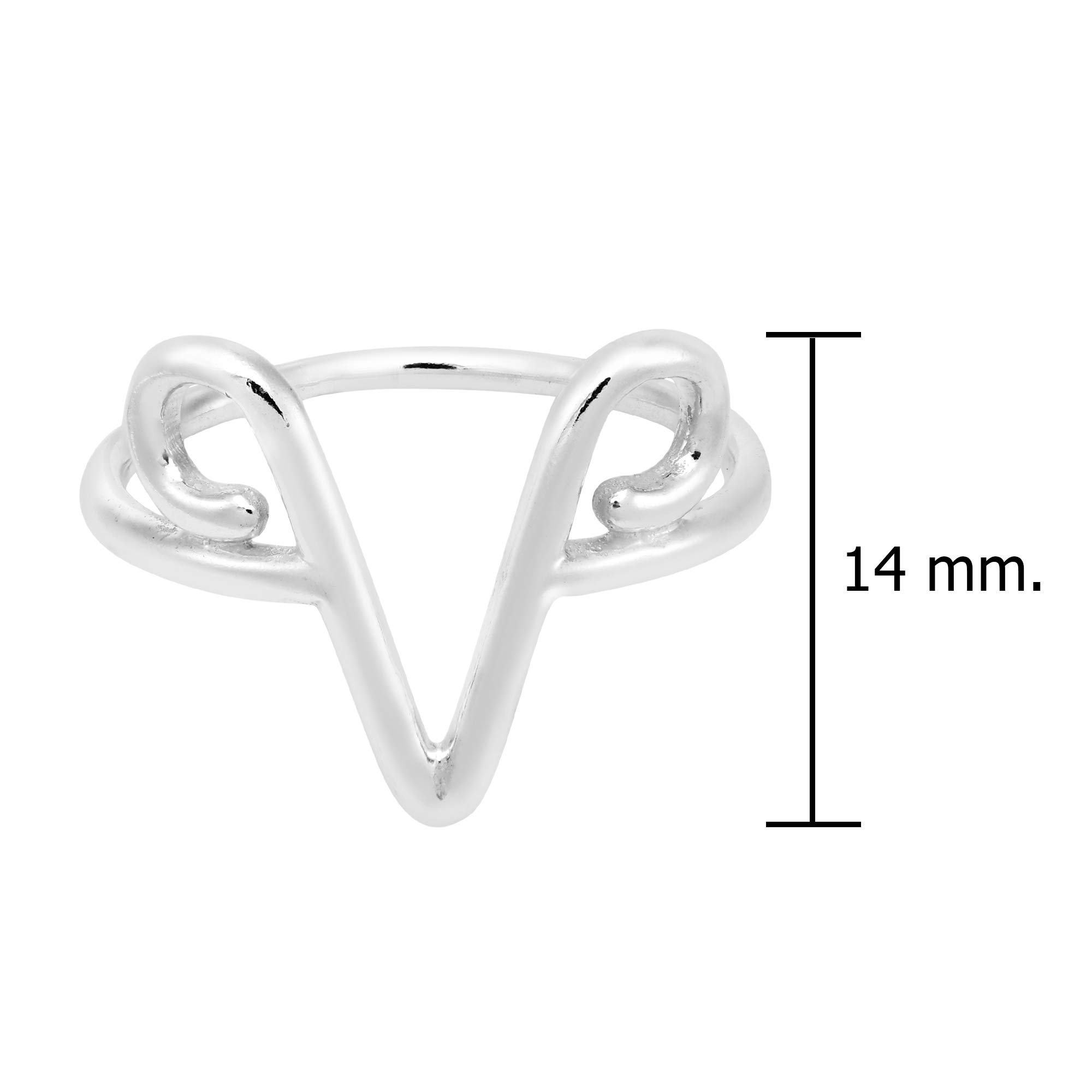 Astrological Zodiac Sign 'Aries' .925 Sterling Silver Band Ring (7)