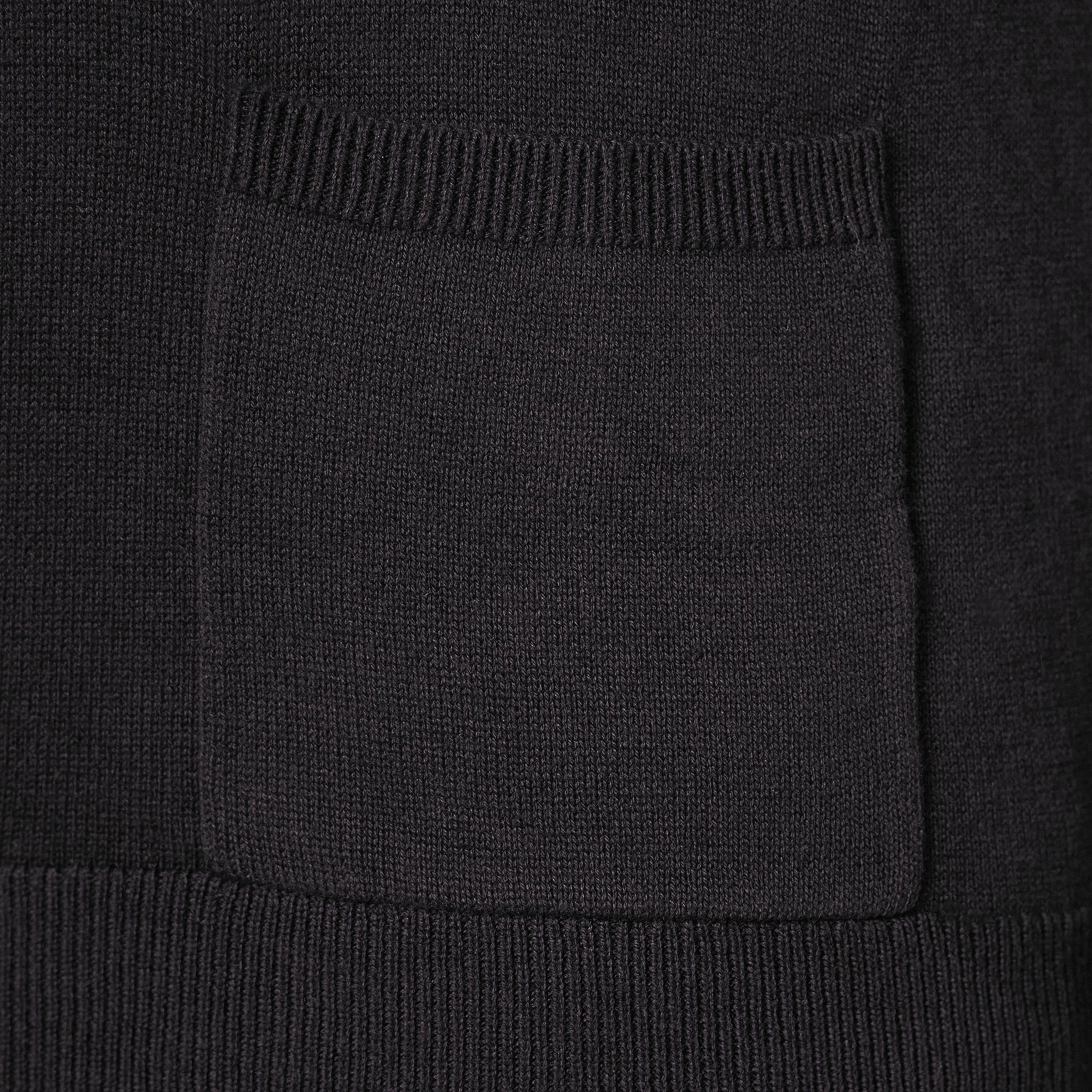 Amazon Essentials Men's Cotton Cardigan Sweater, Black, Large