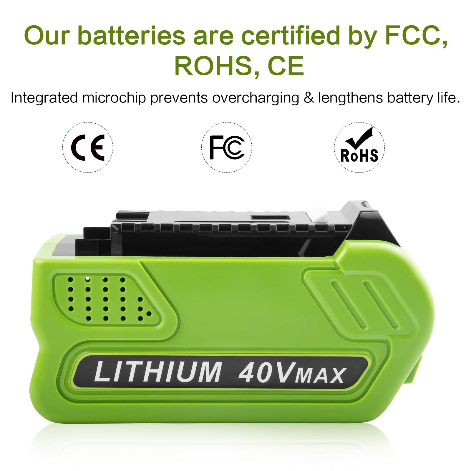 ARyee 5000mAh 18V BL1850 Replacement Battery LXT Lithium-Ion for BL1830 BL1840 BL1850B BL1860 Cordless Power Tools
