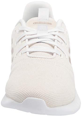 adidas Women's Puremotion Running Shoes, White/Champagne Metallic/Black, 9
