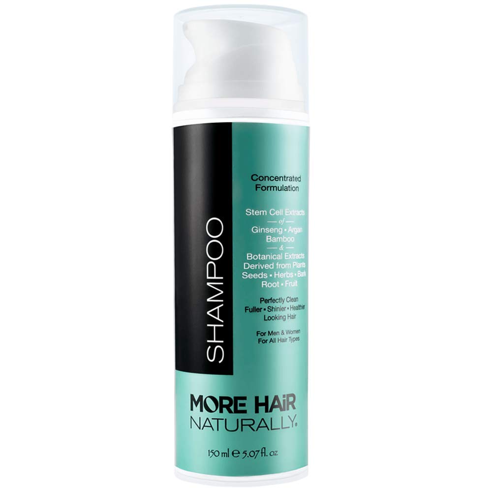 More Hair Naturally TRIPLE STEM CELL SHAMPOO: State Of The Art Hair Improvement For Extra volume, Fullness and Improved Scalp Health