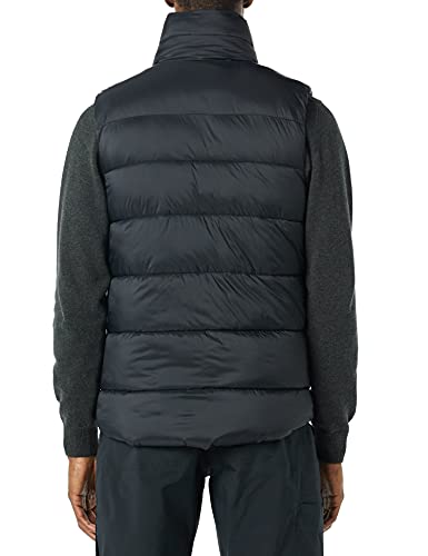 Amazon Essentials Men's Water-Resistant Sherpa-Lined Puffer Vest, Black, X-Large