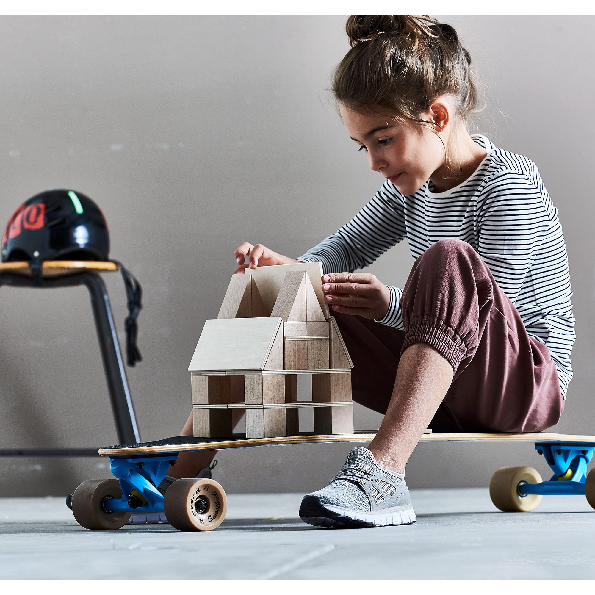 HABA Clever Up! Building Wooden Block System 4.0 for Ages 12 Months to 8 Years