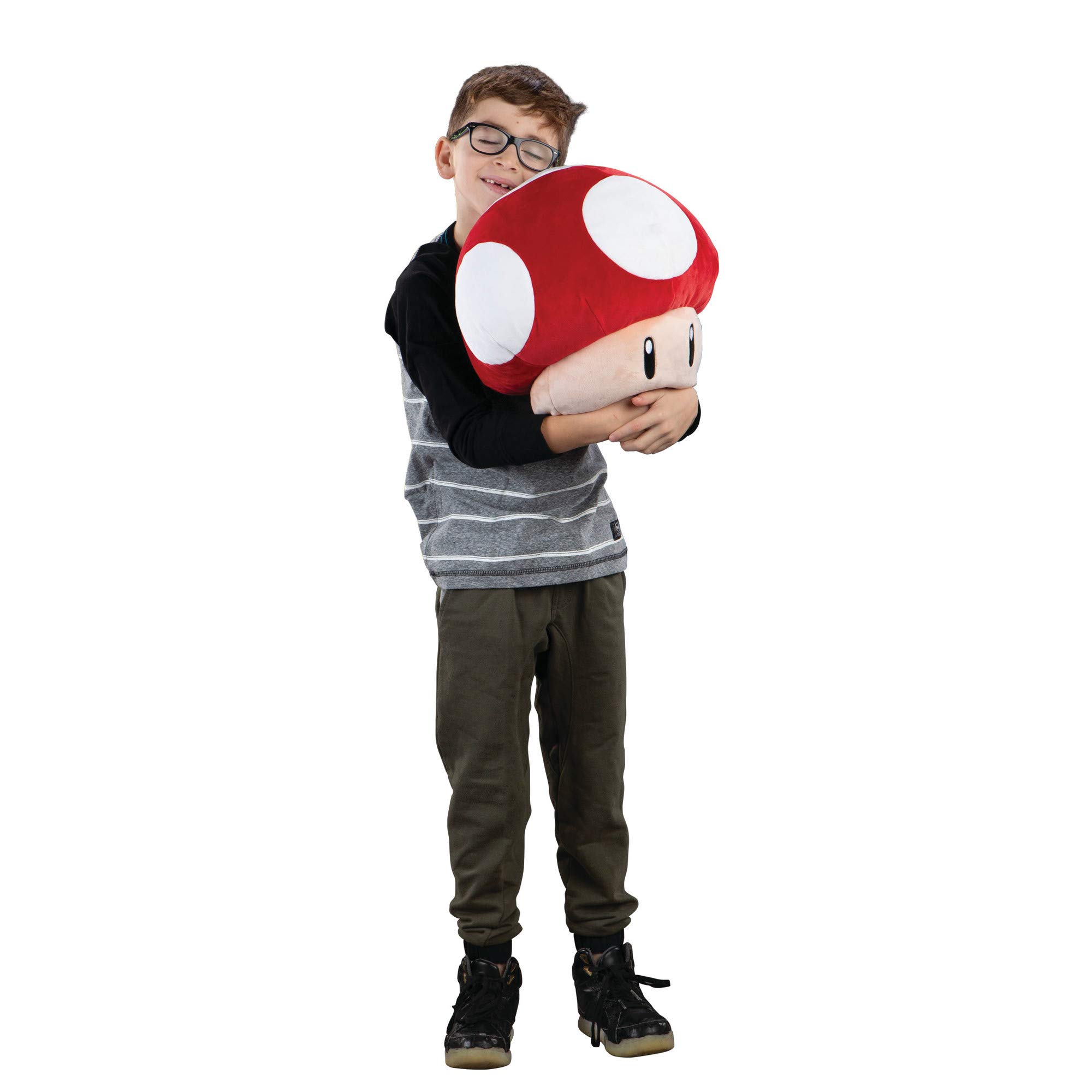Club Mocchi- Mocchi- Nintendo Super Mario Plush - Mushroom Plushie - Collectible Squishy Plushies - 15 Inch