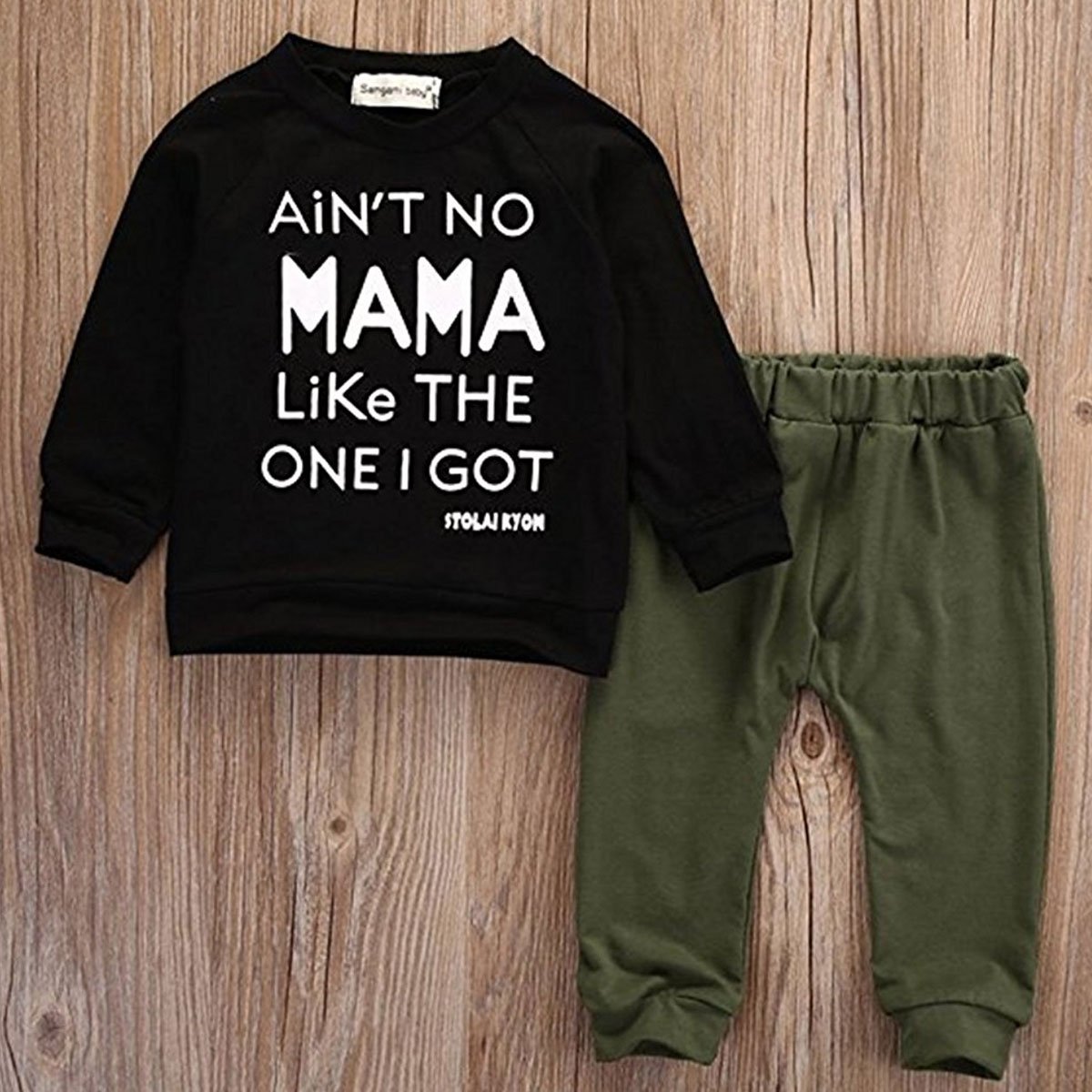 Toddler Baby Boy Fall Winter Outfits Clothes Set Printed Tops Pants Leggings 0-3 Y(Long Sleeve, 18-24 Months)