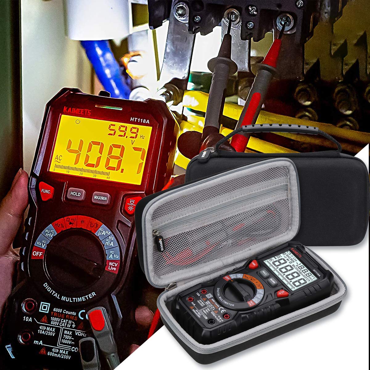 Aproca Hard Travel Storage Case for KAIWEETS Digital Multimeter TRMS 6000