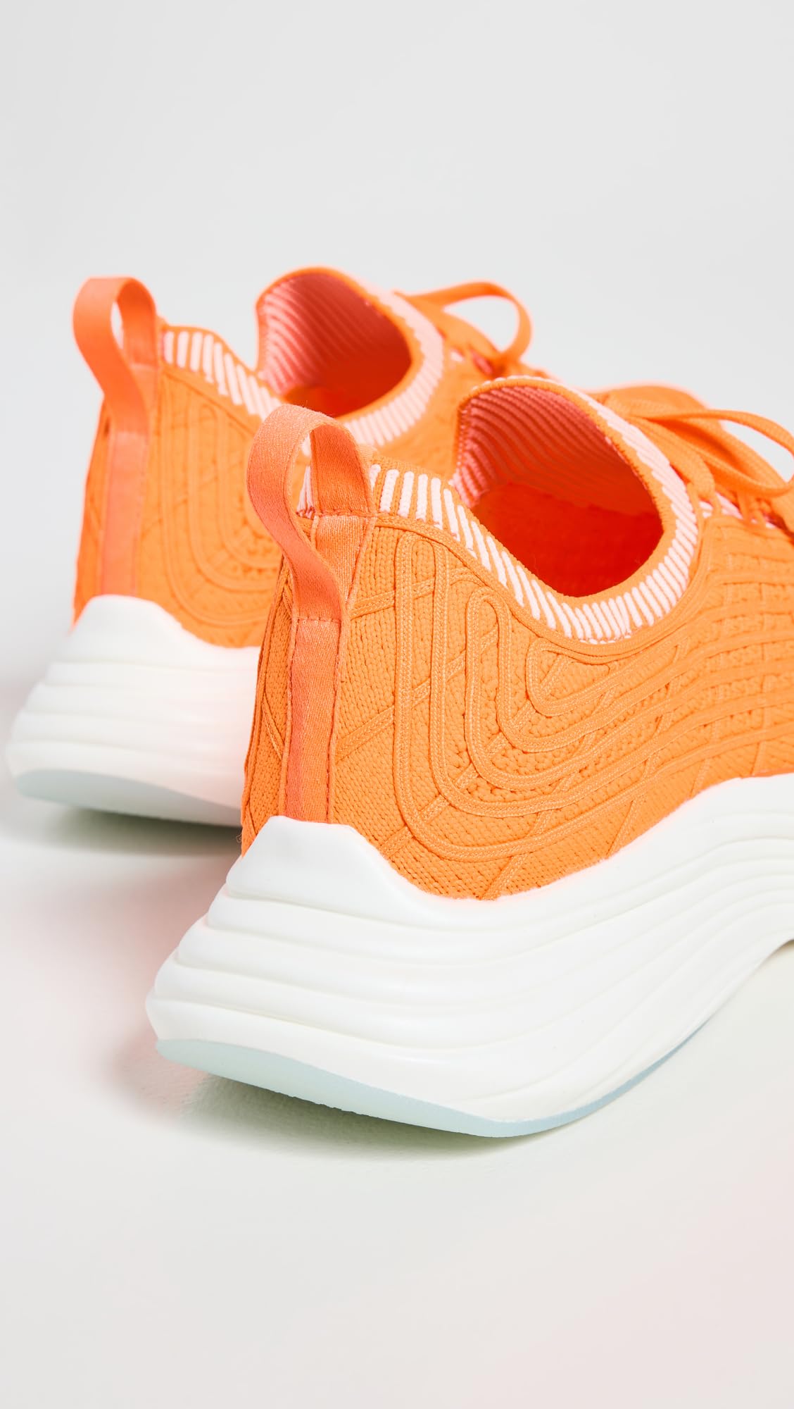 APL: Athletic Propulsion Labs Women's Techloom Zipline Sneaker, Molten/Pristine/Ribbed, White, Orange, 11 Medium US
