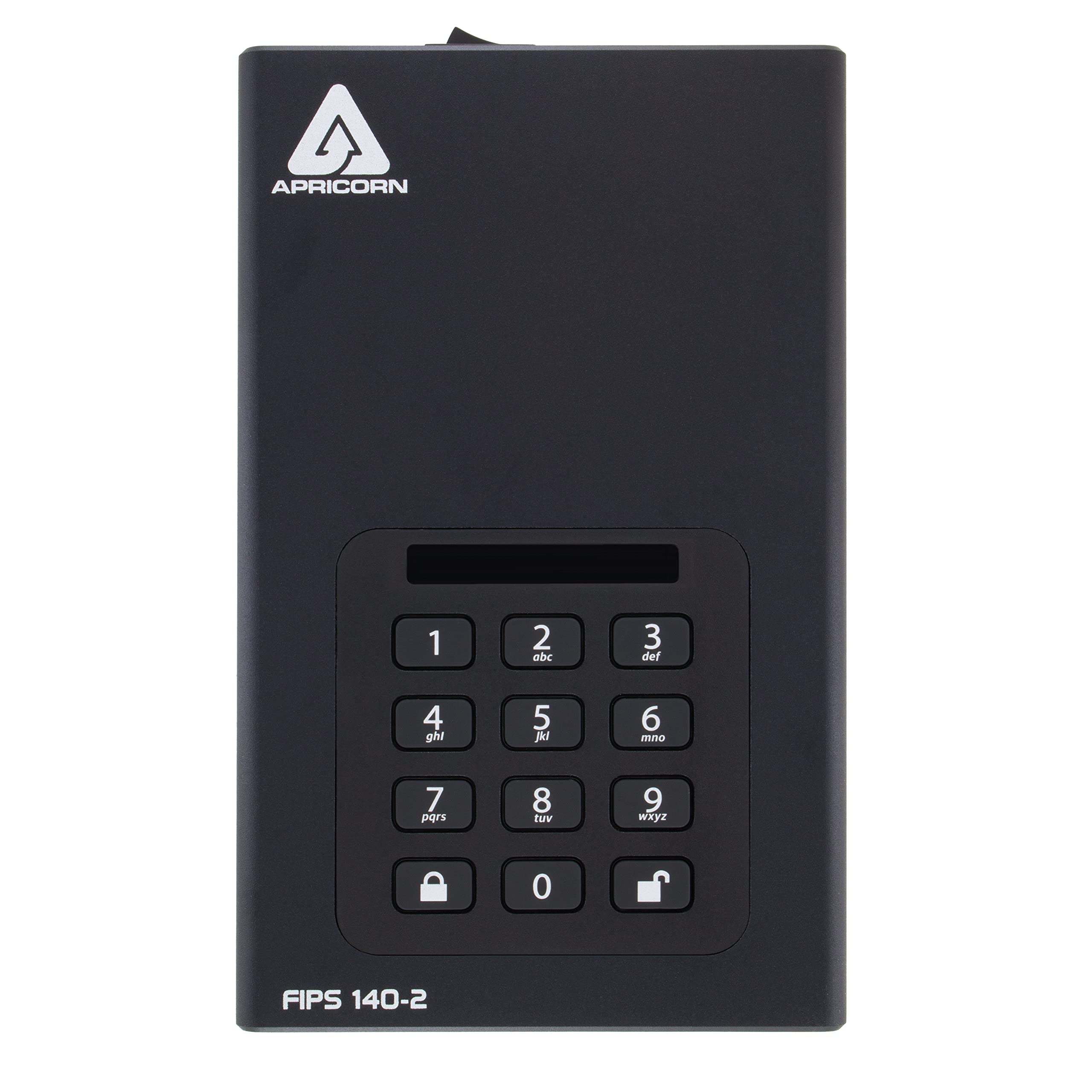 Apricorn 16TB Aegis Desktop Padlock FIPS 140-2 Validated 256-Bit Encrypted Hard Drive (ADT-3PL256F-16TB)