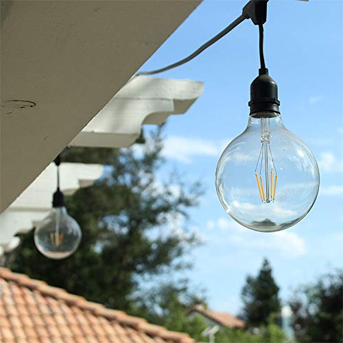 AQLighting Giant Globe LED Patio String Light Dimmable Outdoor Light
