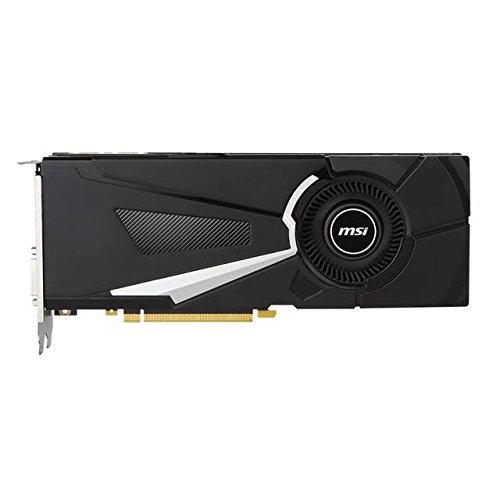 MSI Gaming GeForce GTX 1070 Ti 8GB GDRR5 256-bit HDCP Support DirectX 12 SLI Single Fan VR Ready Graphics Card (GTX 1070 TI AERO 8G)