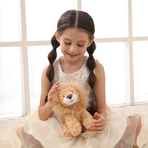 Apricot Lamb Toys Plush Yellow Plush Lion Stuffed Animal Soft Cuddly Perfect for Child (Yellow Lion ,8 Inches
