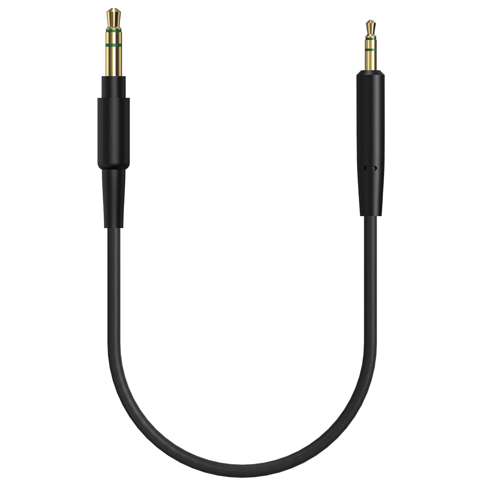 Geekria VR Short Audio Cable Compatible with Oculus Quest 2, HTC Virtual Reality Headset, 3.5mm Male to 2.5mm Male Cord, Replacement Cable for VR Headphones (1ft / 25cm)