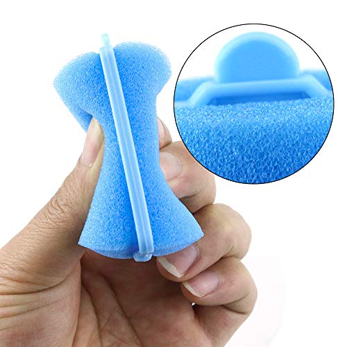 Agreatca 40 Pieces Sponge Curlers for Hair Styling, Foam Sponge Hair Rollers, Flexible Hair Styling Curlers(3 Sizes)
