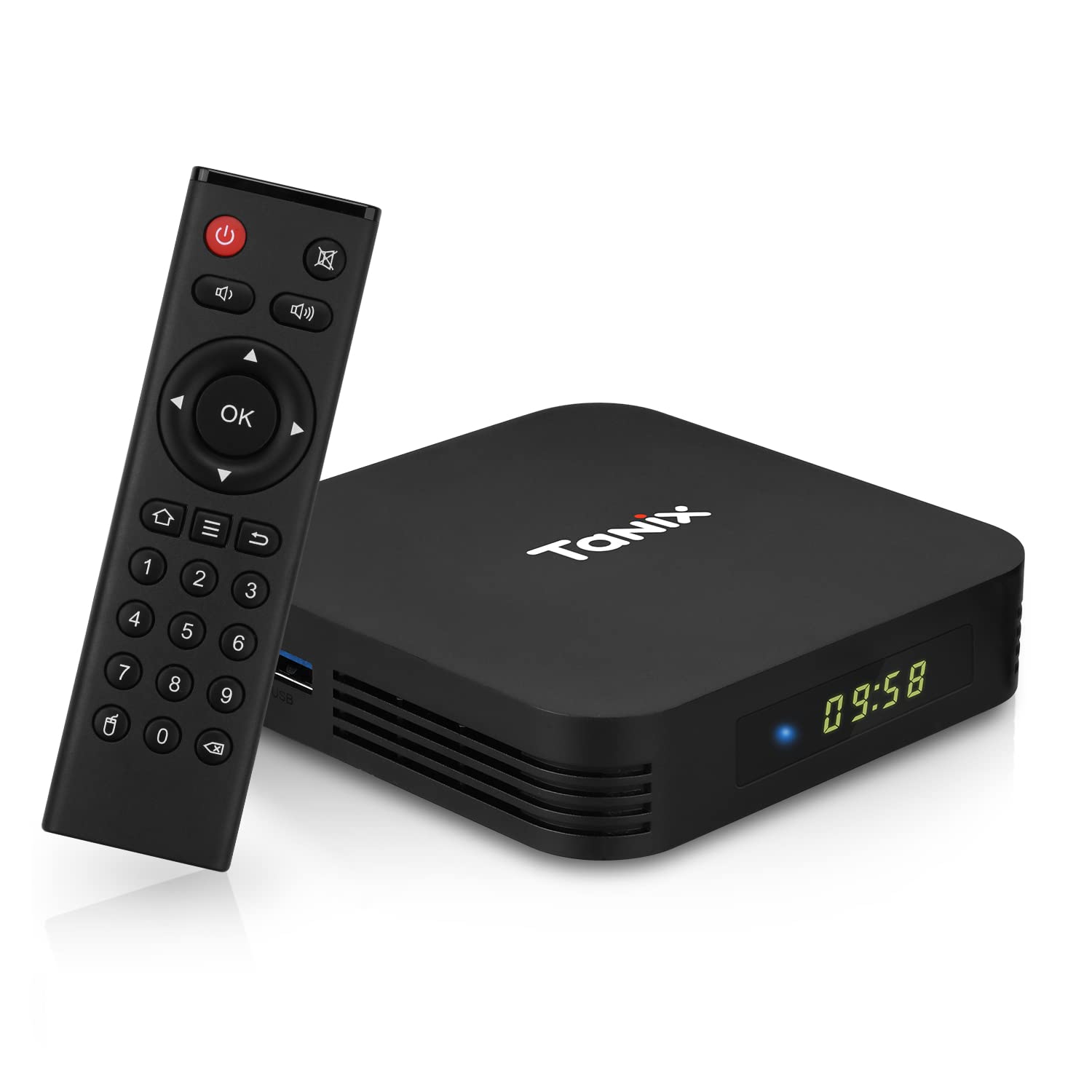 Android 9.0 TV Box, TaNix TX5 Pro Android Box 4GB RAM 64GB ROM Dual Band WiFi 2.4G+5G Quad Core BT 4.2 / Alice UI/Supporting 4K Full HD/3D/HD 2.0/H.265 Smart TV Box