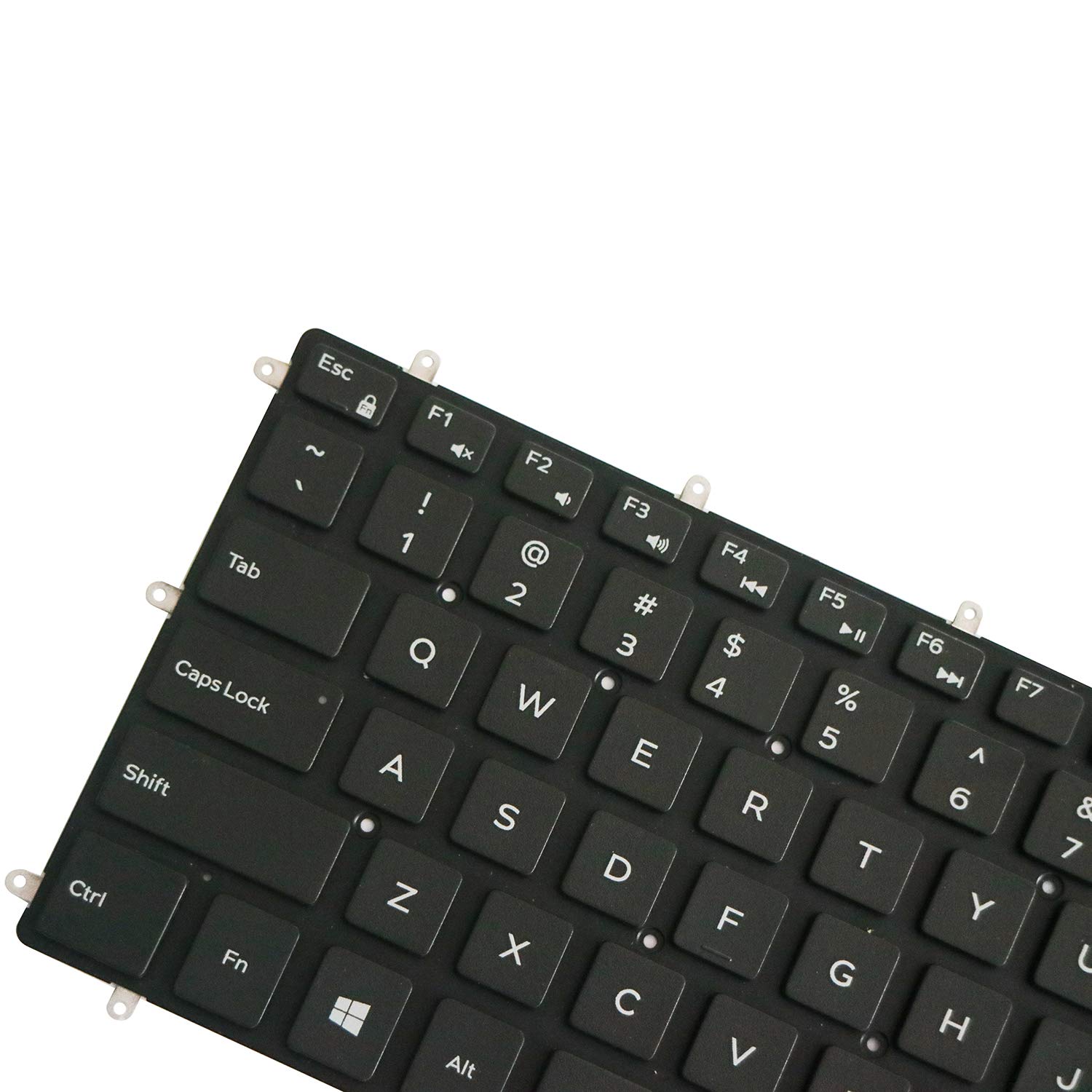 AUTENS Replacement US Keyboard for Dell Inspiron 5368 5378 5370 5379 5568 5578 5579 7368 7370 7373 7375 7378 7460 7466 7467 7560 7569 7570 7572 7573 7579 Laptop No Frame (No Backlight)