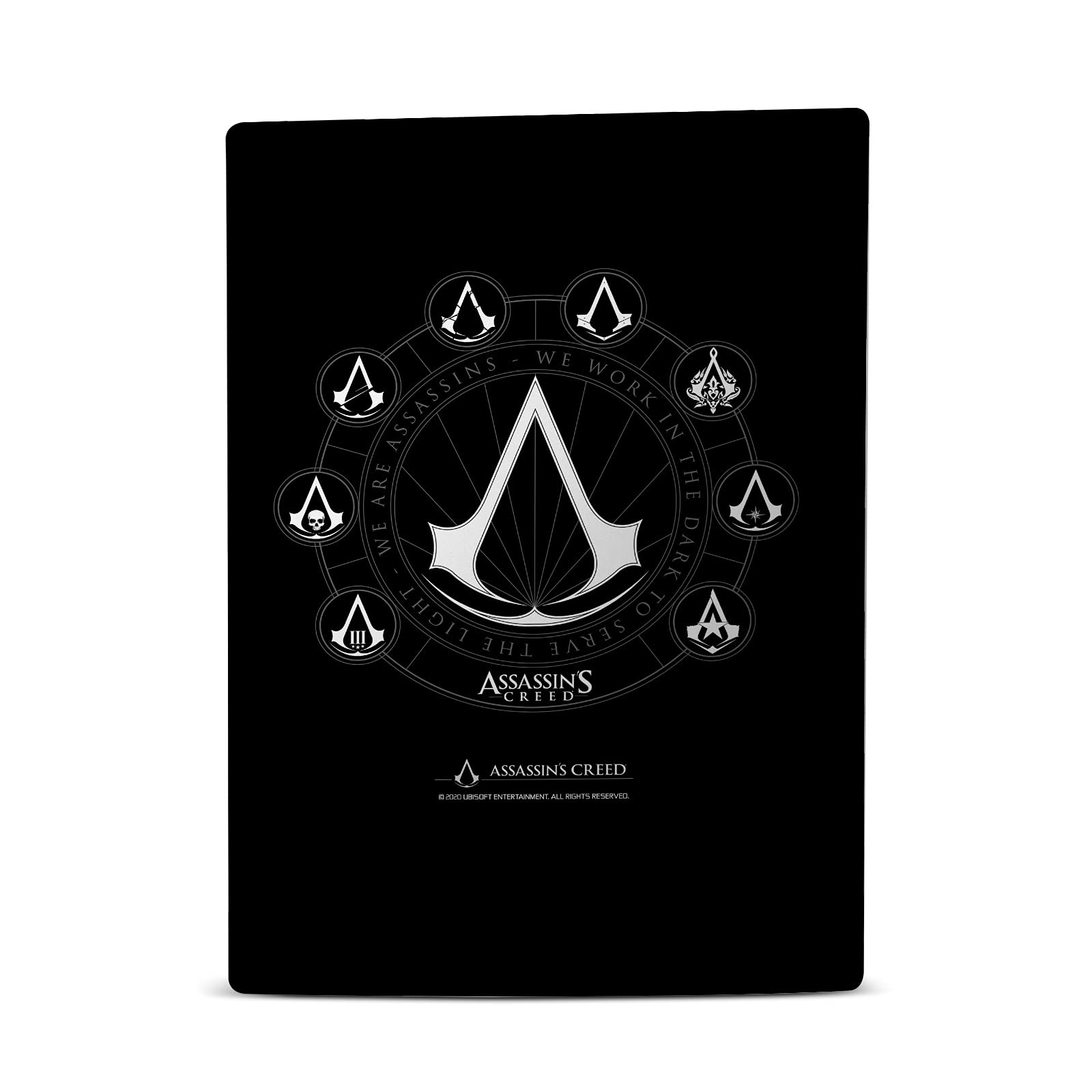 Head Case Designs Officially Licensed Assassin's Creed Crests Legacy Logo Vinyl Faceplate Sticker Gaming Skin Decal Compatible With Sony PlayStation 5 PS5 Disc Edition Console & DualSense Controller