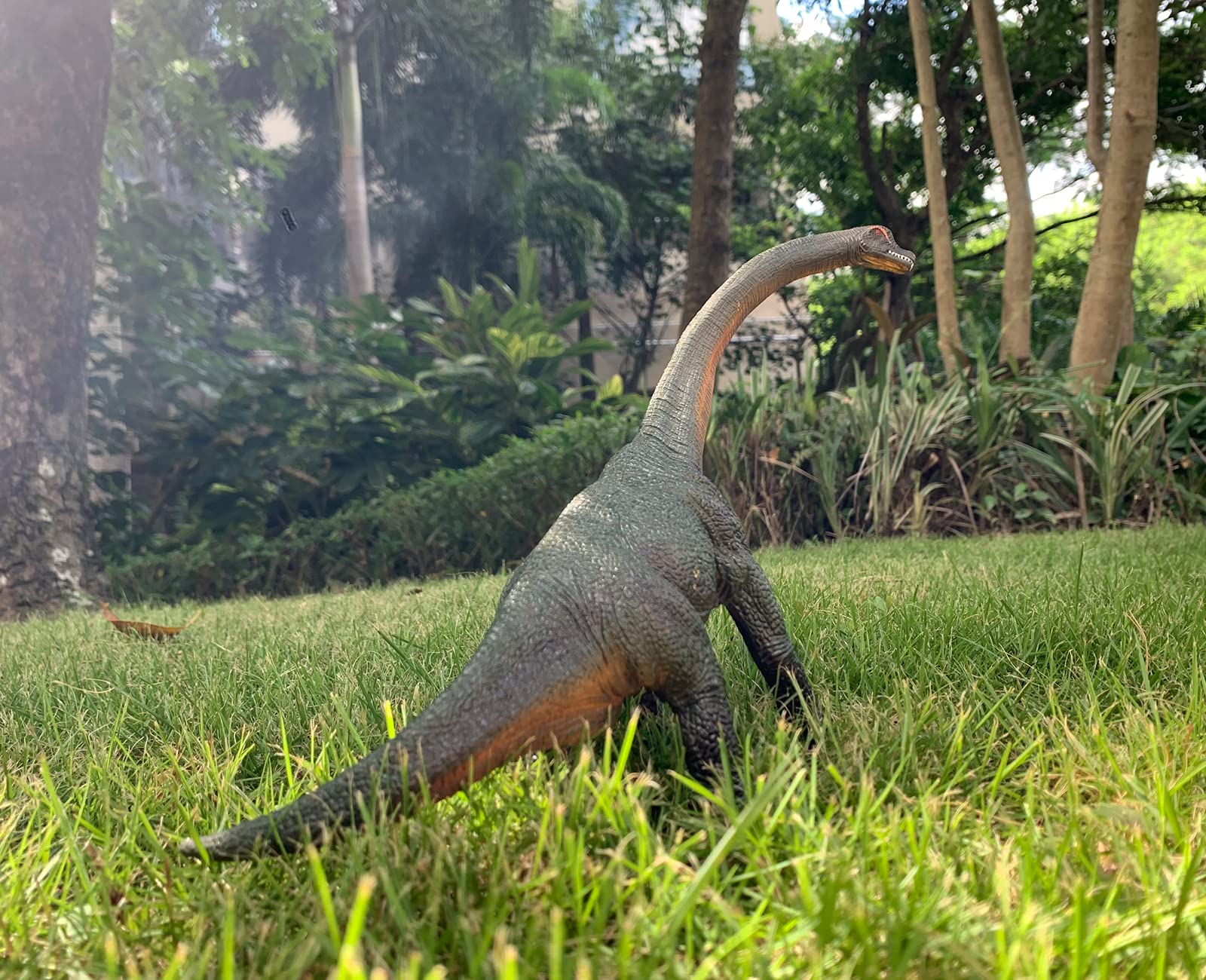 Gemini&Genius Dinosaur Toys Brachiosaurus a Long Neck Dinosaurs Action Figure Birthday Gift and Collection Dino World Model Toys for Kids(Dark Green)