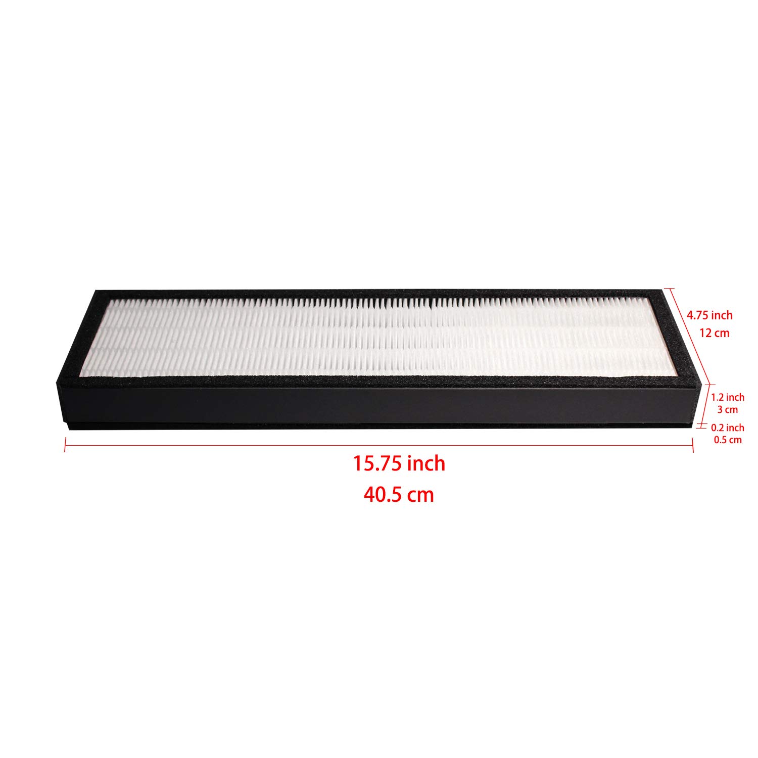 Aliddle Replacement True HEPA filter B for FLT4825 fit Model AC4825, AC4300, AC4800, AC4850PT, AC4900CA, CDAP4500, 2 HEPA Filter + 4 Carbon Pre-Filters