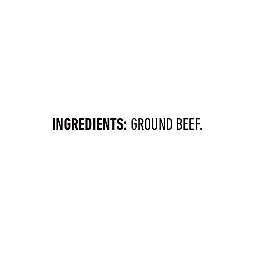 Amazon Fresh Brand, Frozen Ground Beef Burger Patties, 80% Lean/20% Fat, 2 lb, Pack of 8