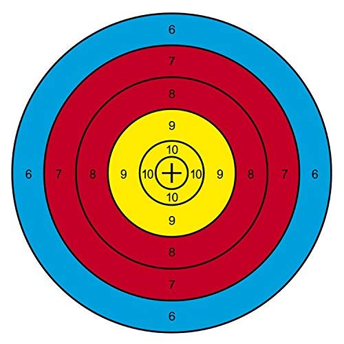 Archery Targets Paper Targets 30Pcs 16x16inch Bow and Arrow Targets for Shooting Archery Accessories Ideal for Match and Daily Practice Use Outdoor Shooting Face, Arrow Shoot Practicer