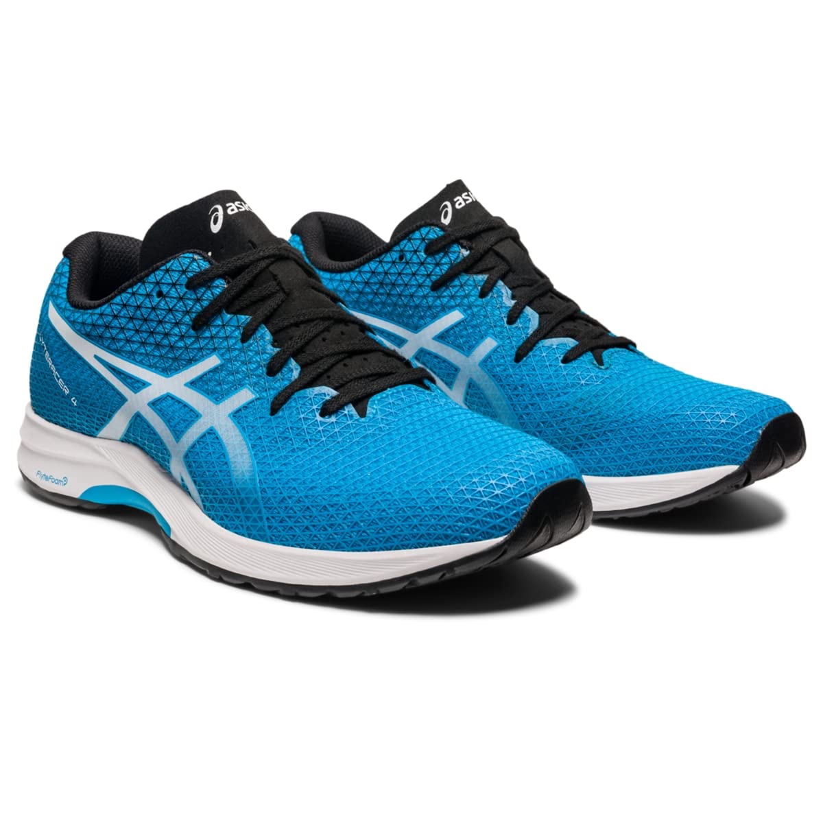 ASICS Men's LYTERACER 4 Running Shoes, 12, ISLAND BLUE/WHITE