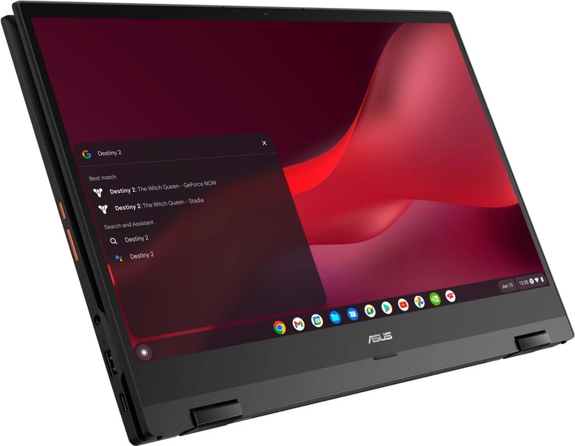 ASUS Cloud Gaming Chromebook Vibe CX55 Flip 15.6" Touchscreen 144Hz FHD 2-in-1 Laptop Computer, Intel Core i5-1135G7 (Beat i7-1065G7), 8GB LPDDR4X RAM, 2TB PCIe SSD, WiFi 6, Chrome OS