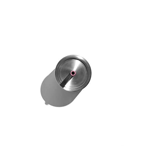 Avanchy 8oz Stainless Steel Baby Sippy Cup with Extra Silicone Lid. Spill-Proof Training Cup for Toddlers and Infants. Easy Grip and Leak-Proof Design - Pink