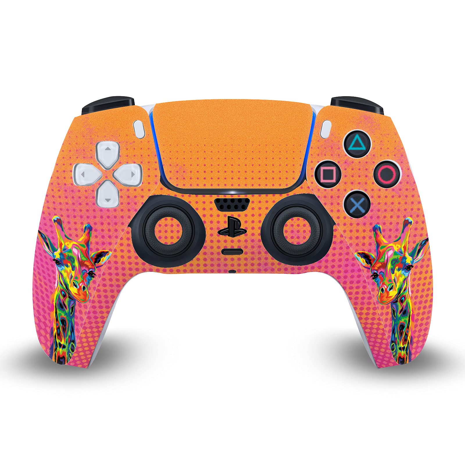 Head Case Designs Officially Licensed P.D. Moreno Giraffe Animals II Vinyl Faceplate Sticker Gaming Skin Decal Cover Compatible With Sony PlayStation 5 PS5 DualSense Controller