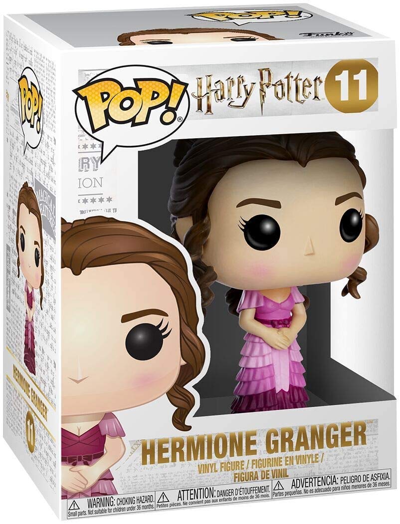 Harry Potter - Hermione Granger (Yule Ball Gown) Funko Pop! Vinyl Figure (Bundled with Compatible Pop Box Protector Case), Multicolor, 3.75 inches