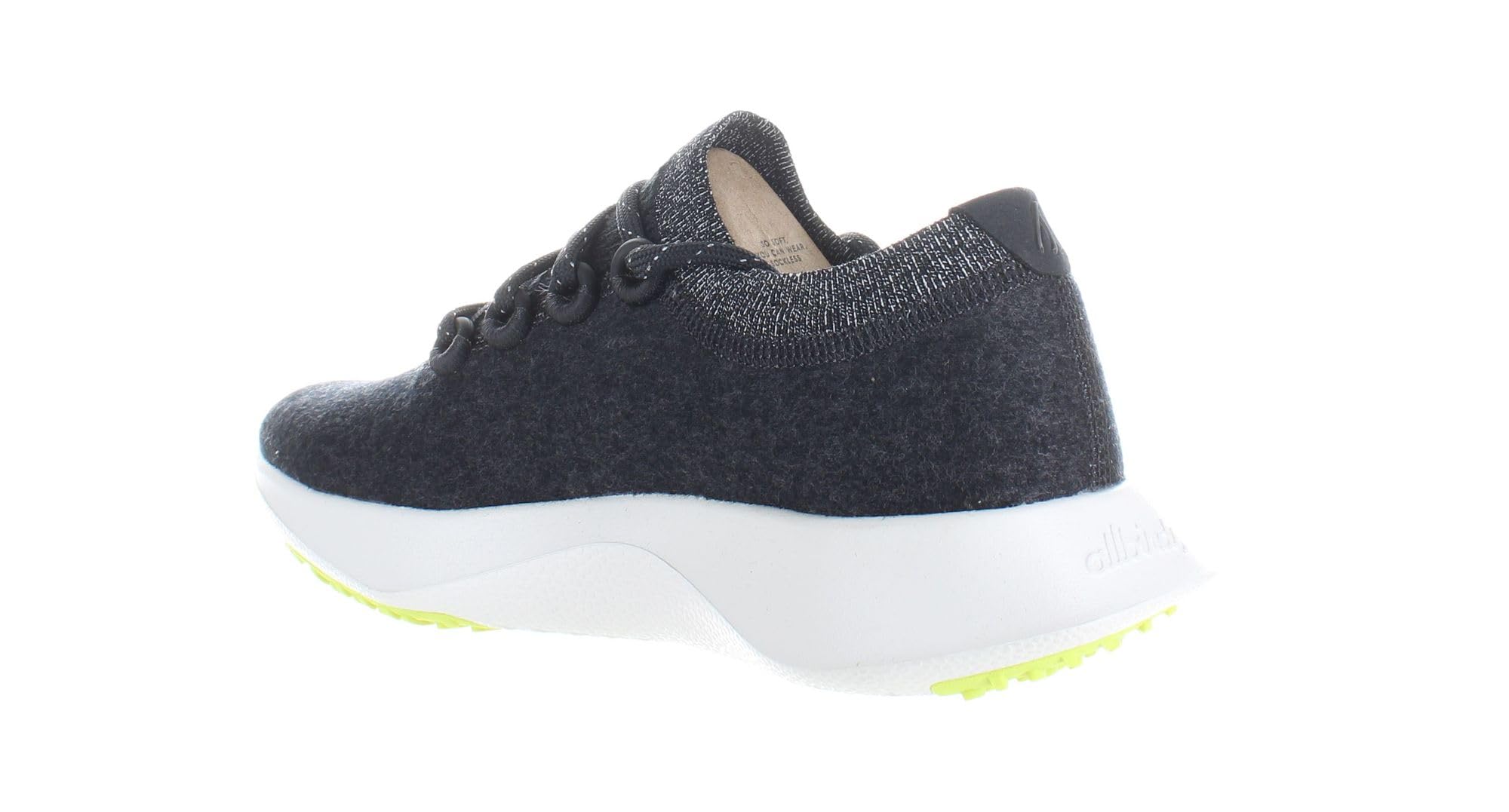Allbirds Womens Wool Dasher Mizzle Black Running Shoes Size 8