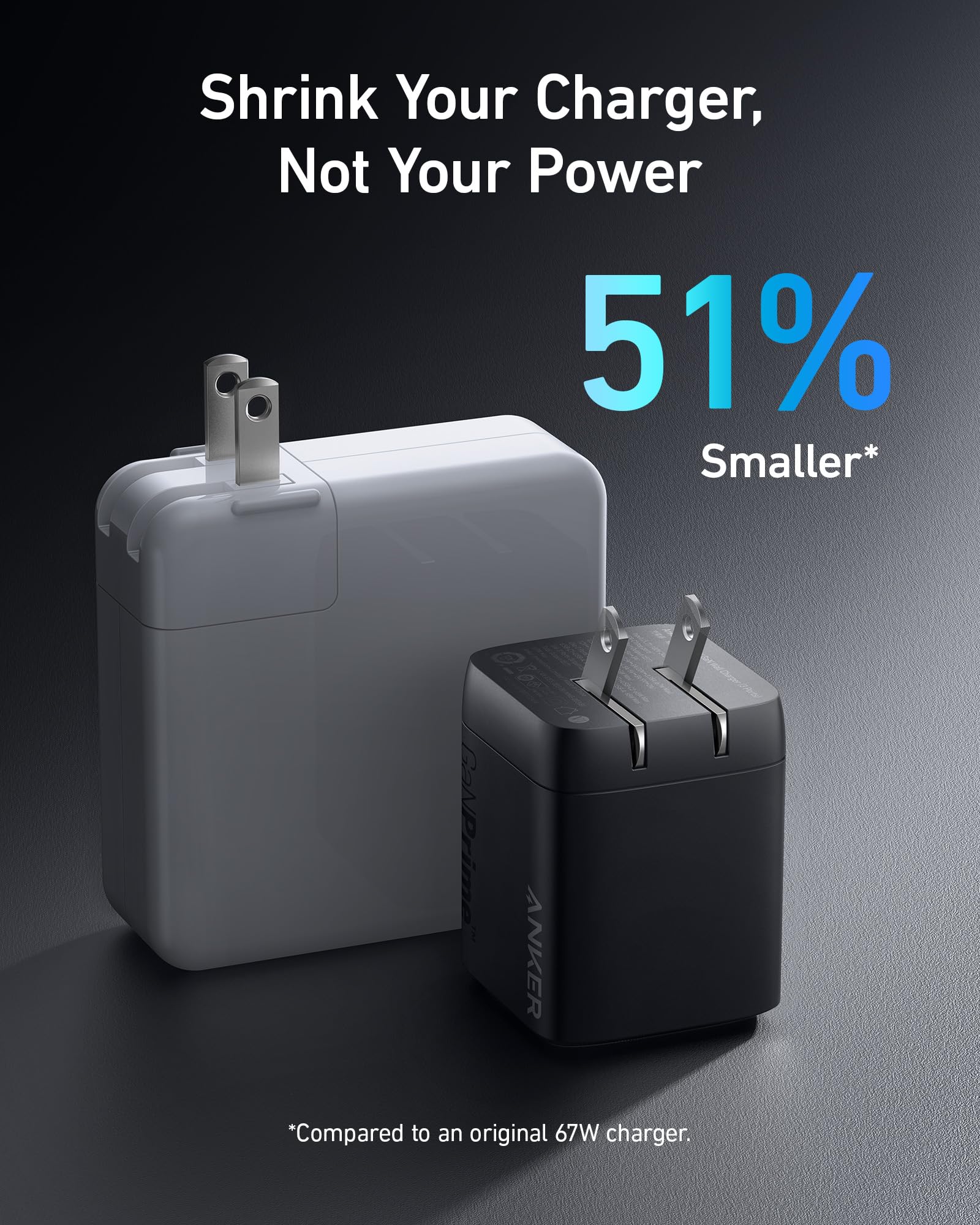 Anker 333 USB C to USB C Cable (6ft 100W, 2-Pack), USB 2.0 Type C Charging Cable Fast Charge Prime 67W USB C Charger, GaN Wall Charger, 3-Port Compact Fast PPS Charger