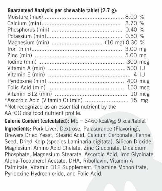 Bitch Pills - Prenatal Dog Vitamins - 90 Tablets