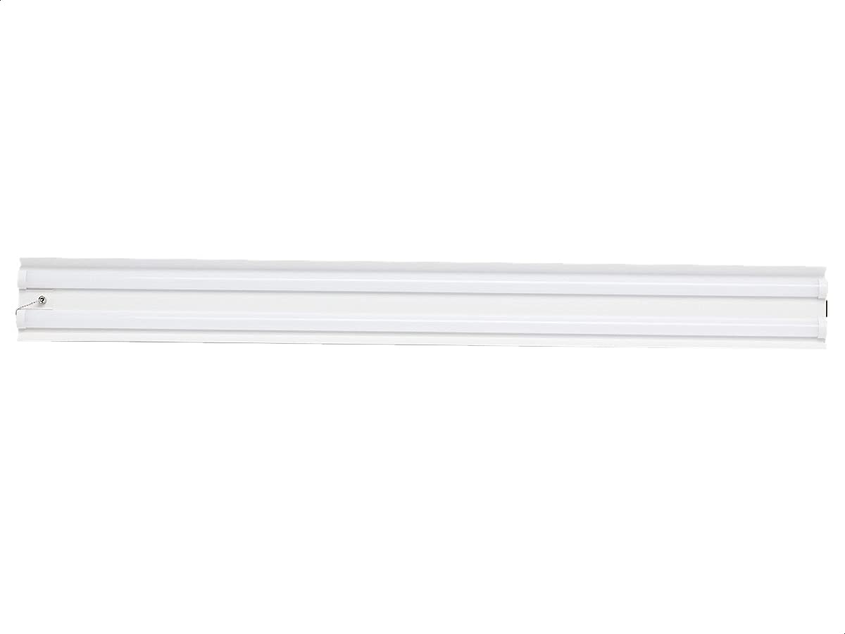 AmazonCommercial 4' LED Shop Light, 4000 Lumens, Linkable, Pull Chain, Daylight 5000K, ETL and Energy Star Certified | 8-Pack
