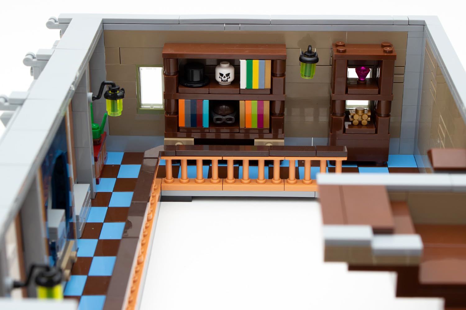 General Jim's New York Sanctorum Sanctum - Magic Library Santuary Modular City Bulding Blocks Set | Compatible with Lego City Sets and All Major Brands