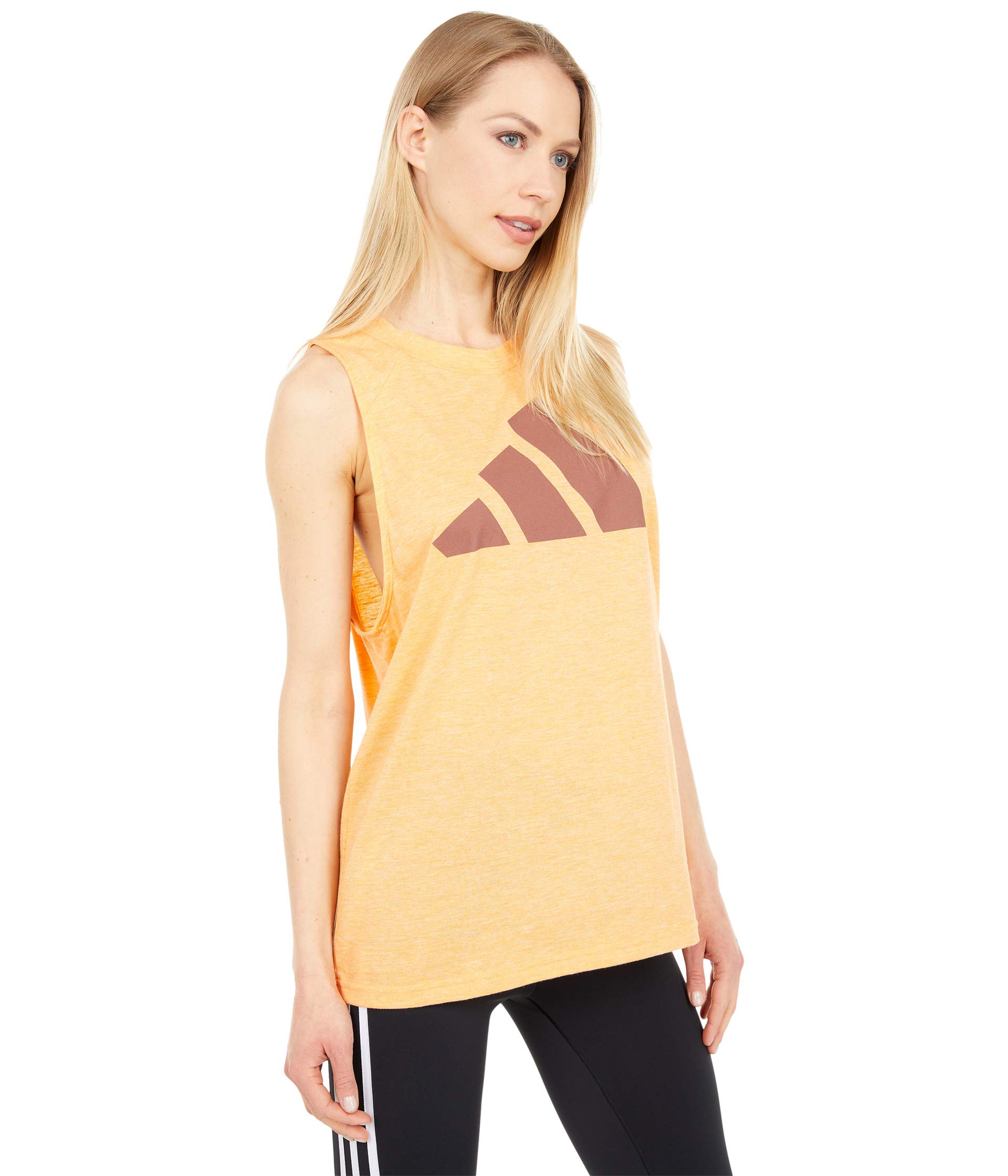 adidas womens Win 2.0 Tank Hazy Orange Melange X-Small
